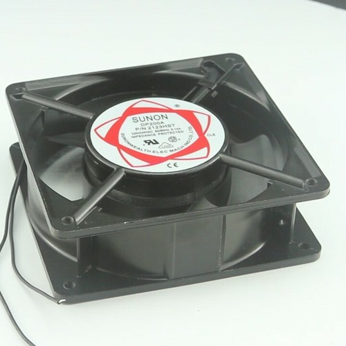 AC 220-240V 0.14A 120mmx120mm Metal Computer CPU Fan Black O3O3 | eBay