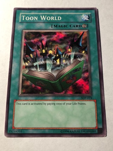 1996 Yu Gi Oh Toon World Magic Card Super Rare MRL-076 Original | eBay
