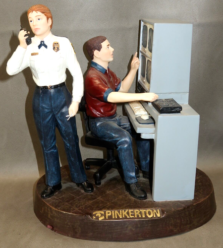 10" Pinkerton Security Police Officer Guard 2000 Computer Station ...