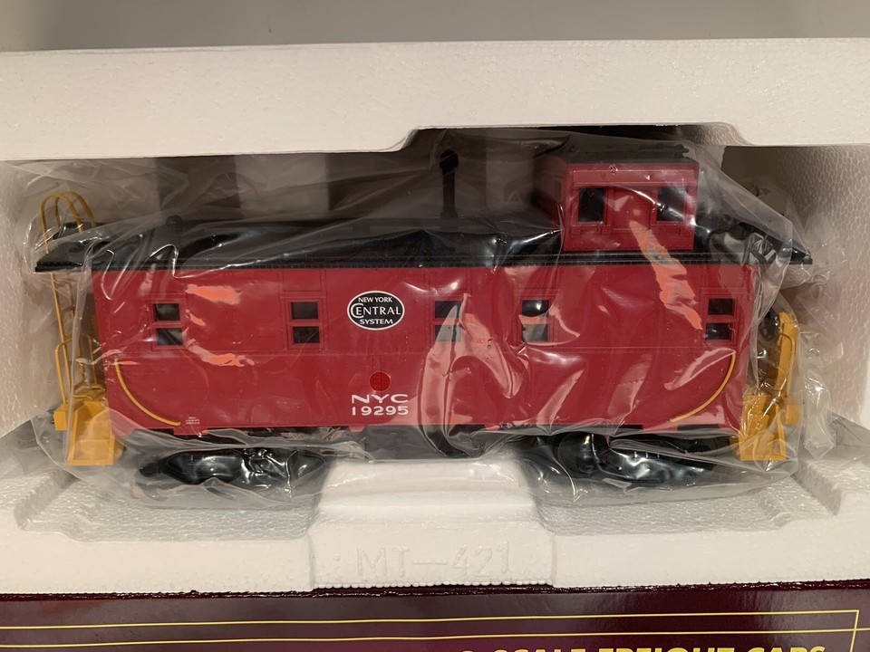MTH PREMIER NEW YORK CENTRAL STEEL CABOOSE 20-91125! O SCALE TRAIN NYC ...