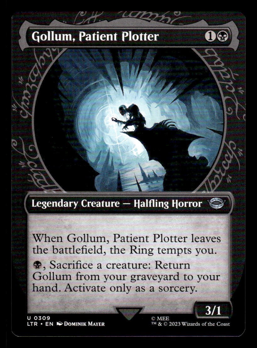 Gollum, Patient Plotter SHOWCASE Lord the Rings LOTR Magic the ...