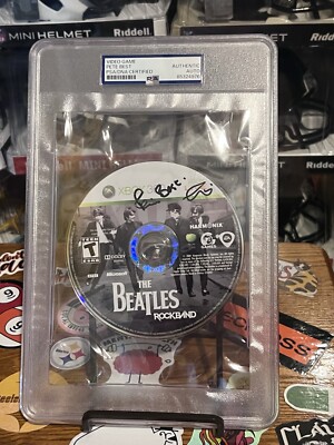 Pete Best Signed Xbox 360 Game Disc The Beatles RockBand PSA ...