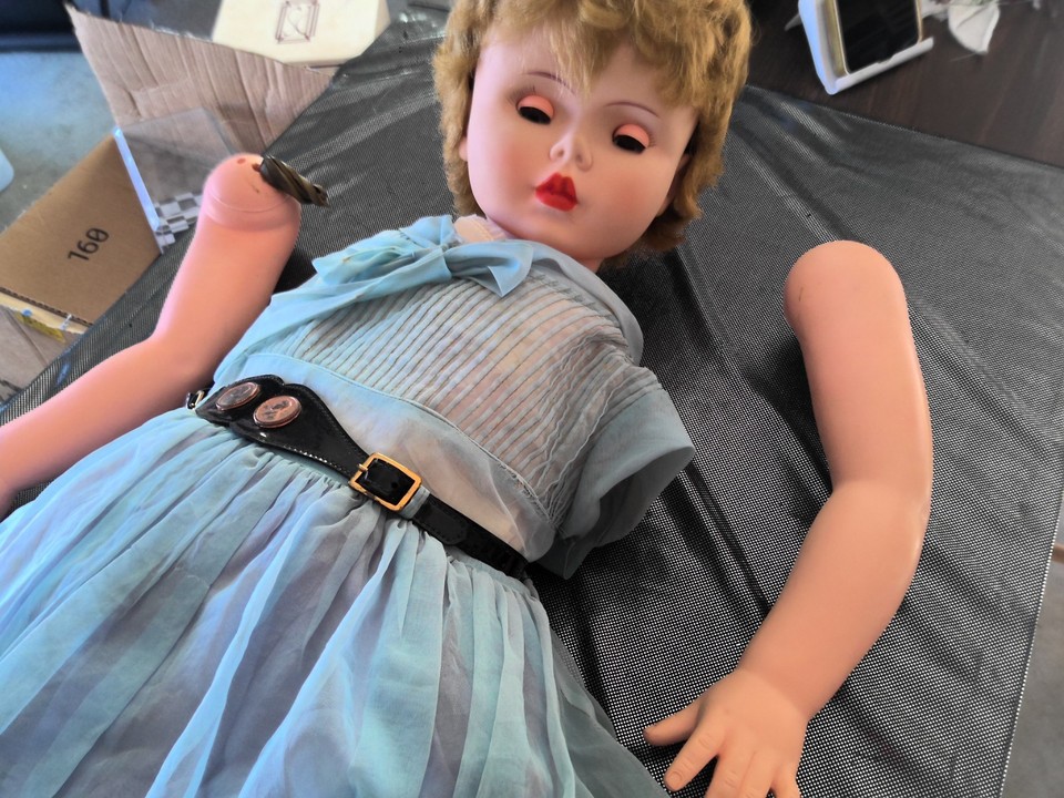 VINTAGE PATTY PLAY PAL STYLE 35" BLONDE DOLL | eBay