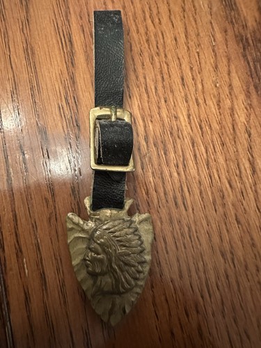 ANTIQUE AMERICAN INDIAN CHIEF ARROWHEAD WATCH FOB | eBay