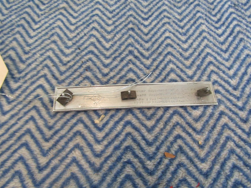 1969 1970 FORD MUSTANG GT BOSS 302 BOSS 429 "MUSTANG" DELUXE DASH PANEL ...