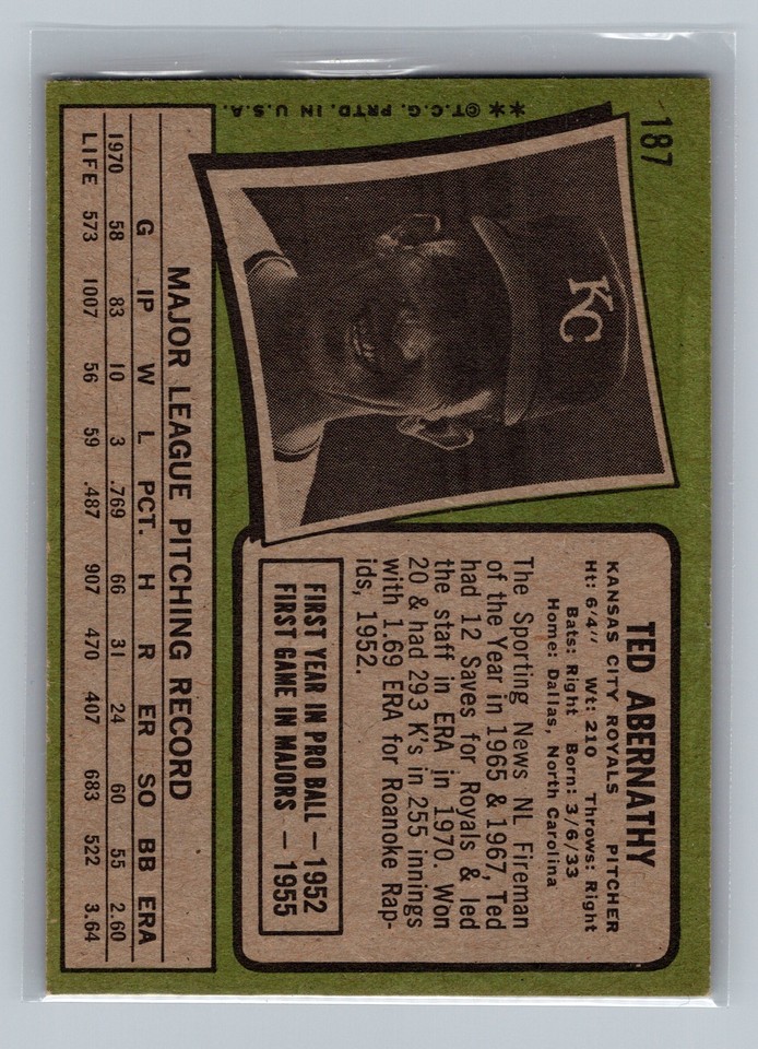 1971 Topps Joe Decker #98 - Chicago Cubs - EX to NEAR MINT | eBay