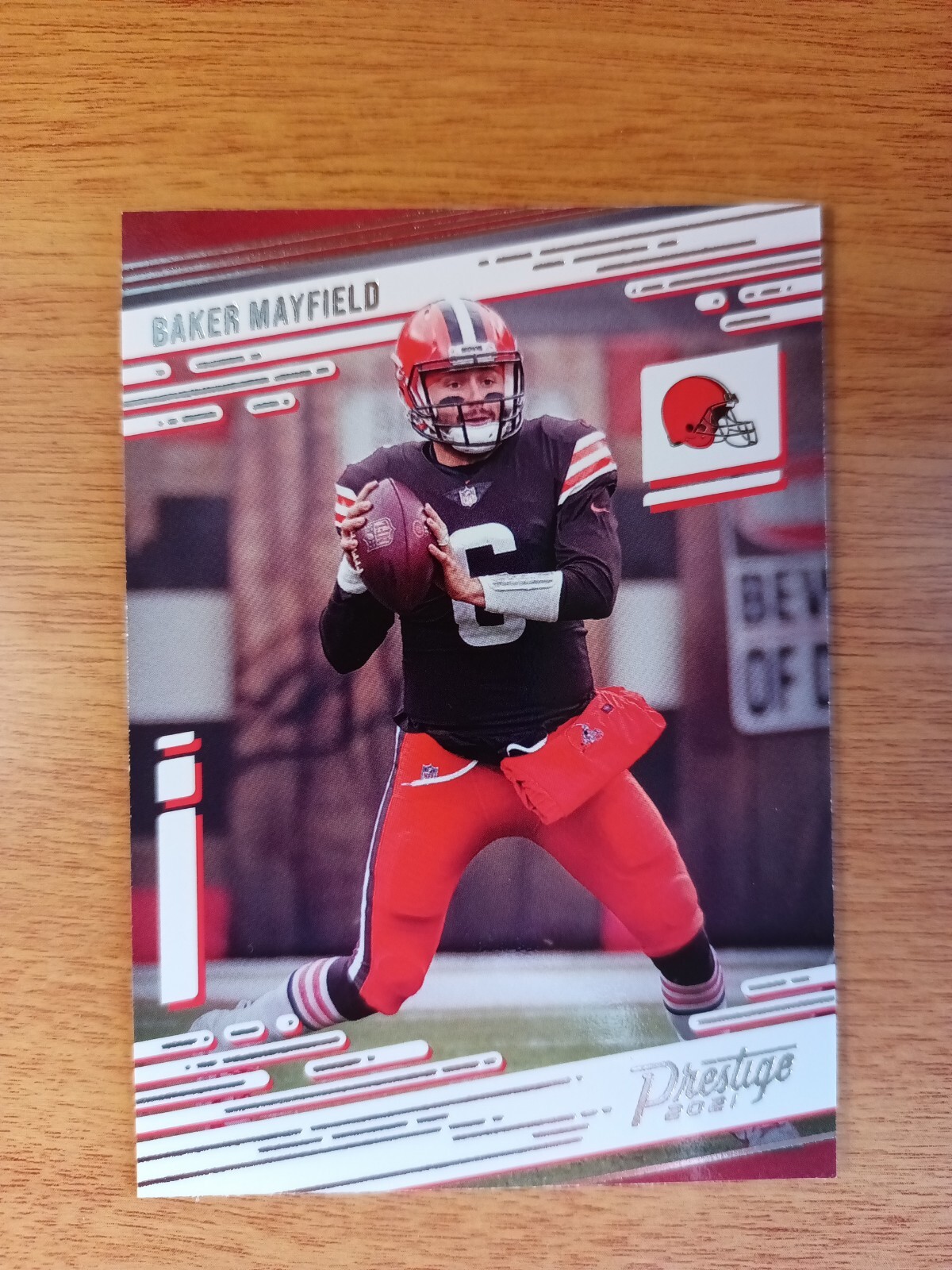 BAKER MAYFIELD 2021 PANINI PRESTIGE FOOTBALL CARD-#122-PANTHERS | eBay