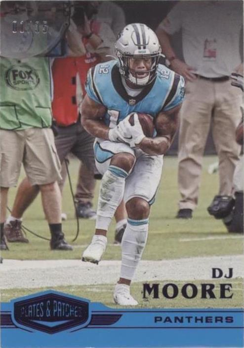2020 Panini Plates & Patches - D.J. Moore #30 Purple /35 for sale ...