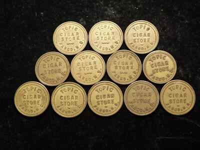 Lot of 12x Topic Cigar Store Tokens | eBay