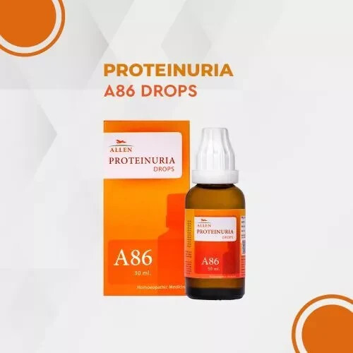 Allen A86 Proteinuria Drops (30ml) Excessive Protein in Urine Swelling ...