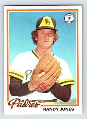 RANDY JONES San Diego Padres 1978 Topps Baseball Card B187 | eBay