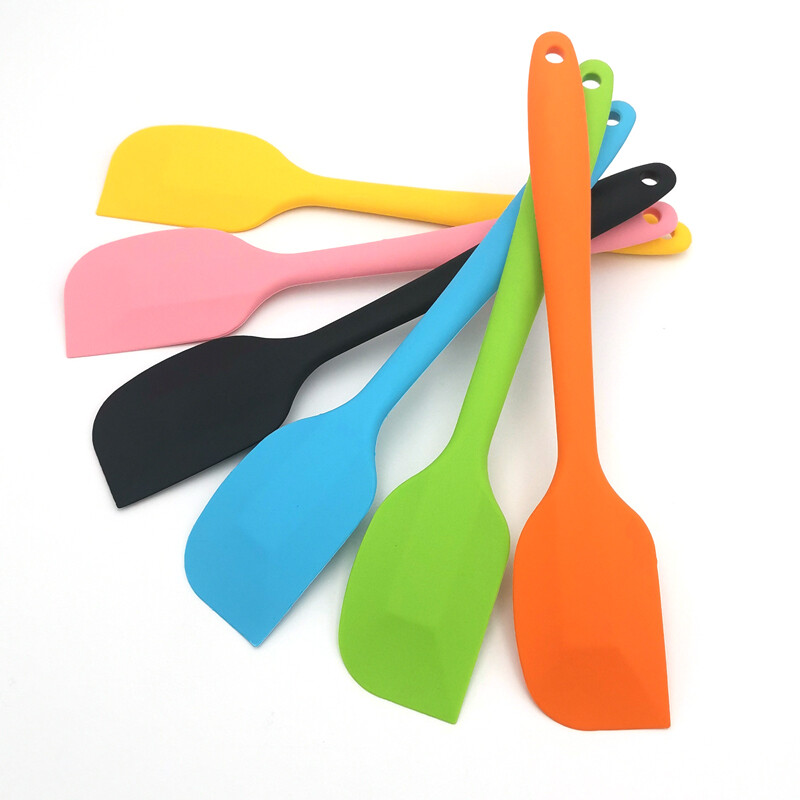 Silicone spatula scraper spoon small, large ,Combo deals for cooking 8 ...