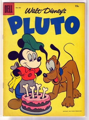 Dell Four Color #853 Walt Disney's PLUTO! Vintage Golden Age Comic Book ...