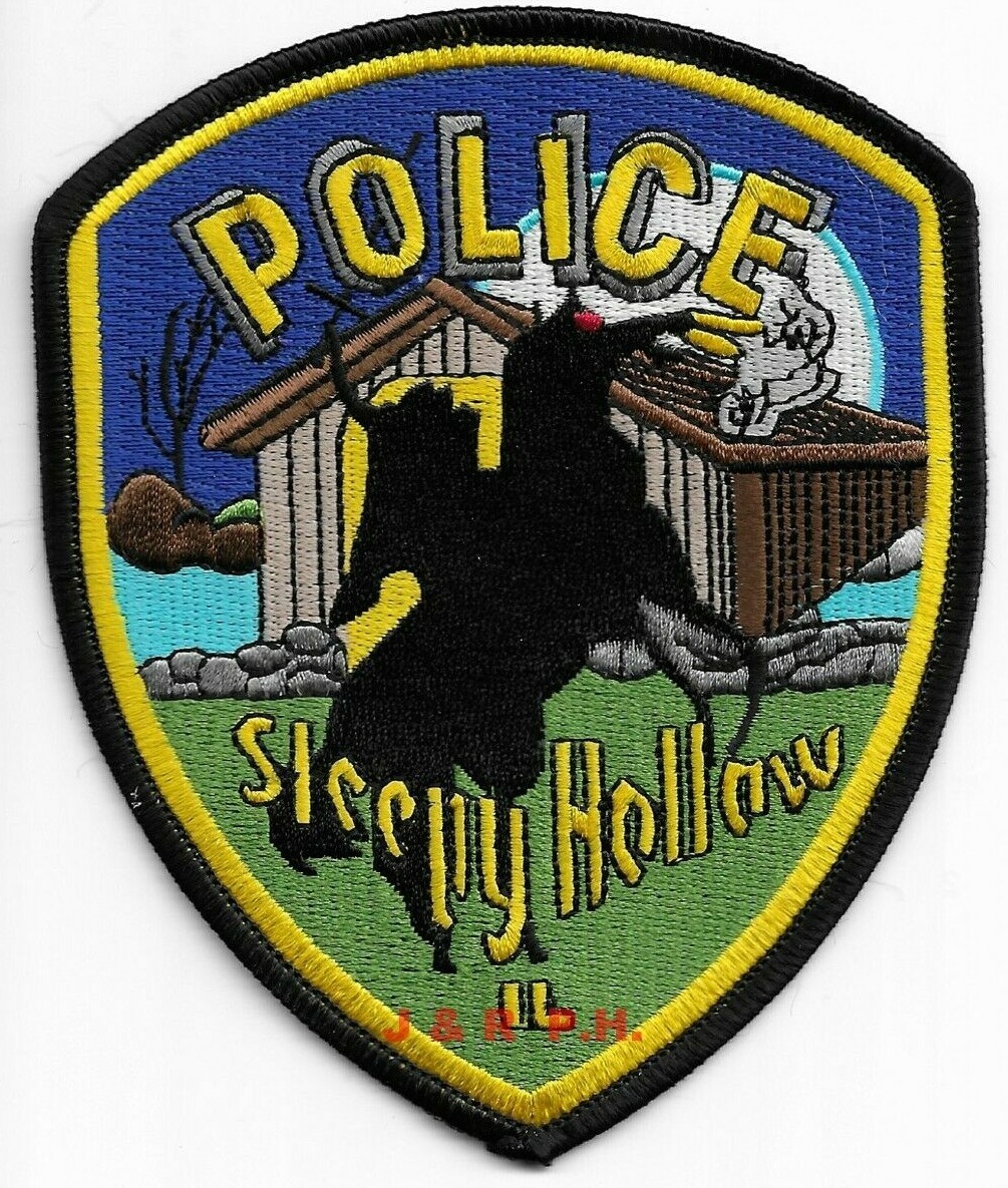 Sleepy Hollow, Illinois shoulder police patch (4" x 5" size) (fire) | eBay