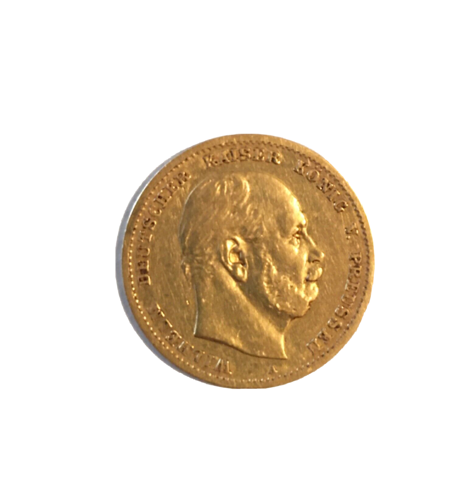 Gold coin Wilhelm Deutscher Kaiser König V. Preussen 10M 1872 | eBay