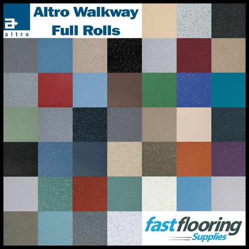 Altro Walkway Safety Flooring / Half Rolls 10m x 2m / All 30 Colours ...