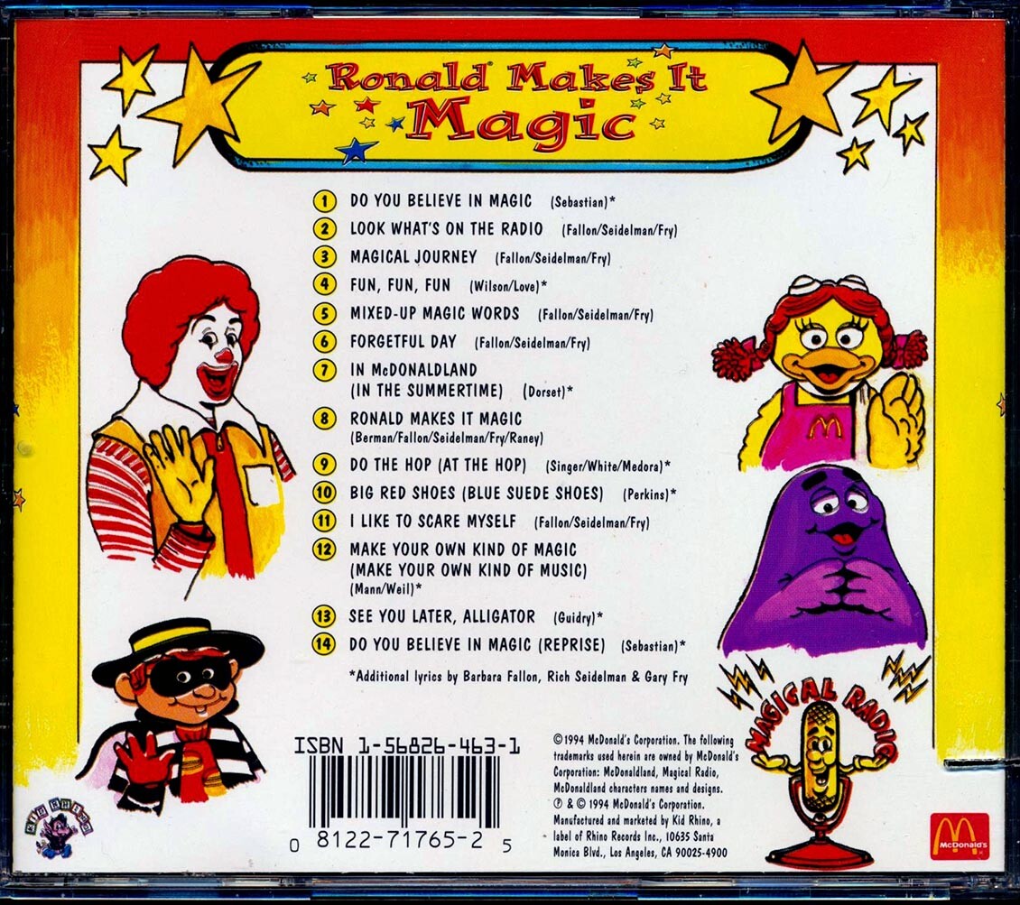 CD Ronald McDonald - Ronald Makes It Magic | eBay