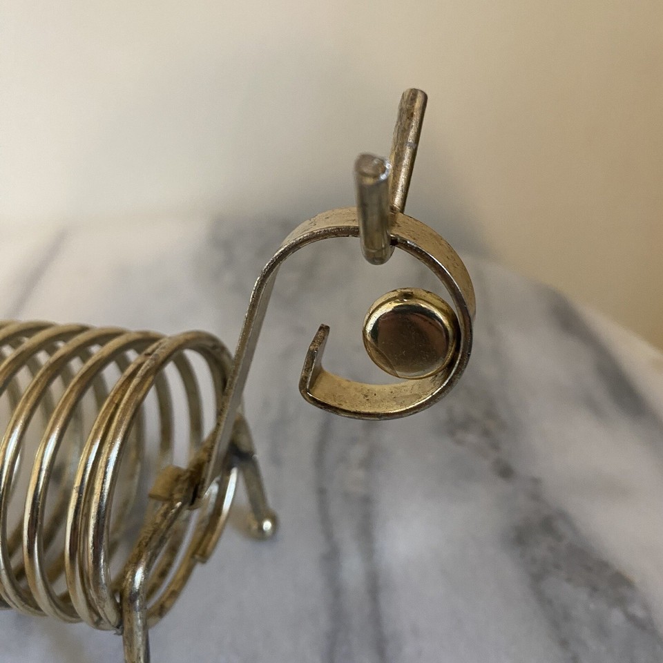 Vintage Coiled Wire Desk Letter Holder Organizer Mid Century Modern ...