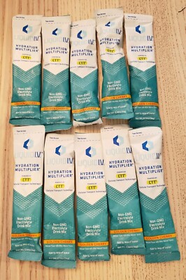 Liquid IV Electrolyte Powder Golden Cherry Flavor Hydration Drinking ...