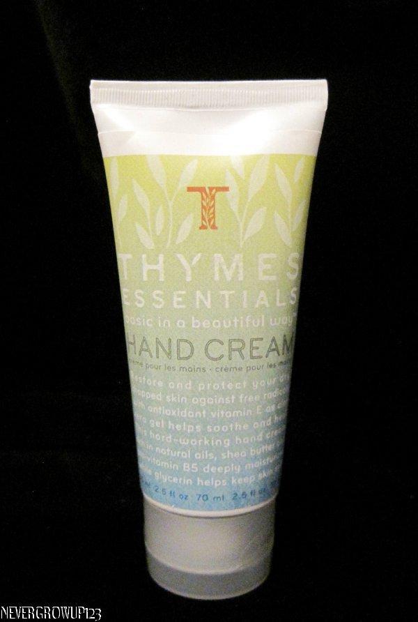 THYMES ESSENTIALS HAND CREAM~2.5 OZ~NEW~NO BOX | eBay