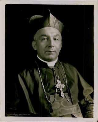 GA46 Original Underwood Photo CARDINAL GEORGE MUNDELEIN Catholic ...