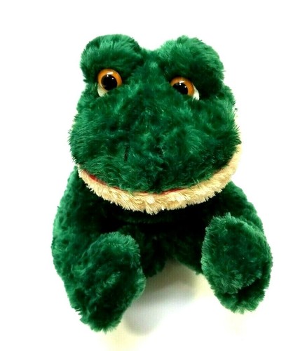 Russ Berrie Friggles Green Frog Plush Stuffed Animal 10.5" (K18 ...