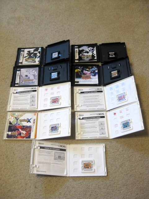 POKEMON DS GAMES LOT OF 9 GAMES/NINTENDO DS AND NINTENDO 3DS | eBay
