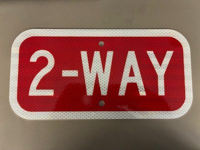 2 way sign for stop sign - traffic signs | eBay