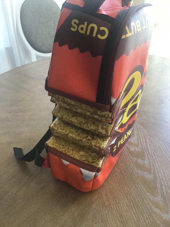 Reese's Sprayground Shark bite Backpack NWT | eBay