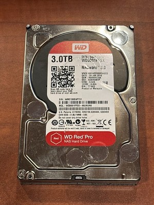 WD Red Pro 3TB 7.2K SATA 6Gb/s 3.5" NAS Hard Drive WD3001FFSX | eBay