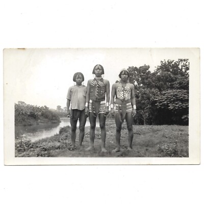 Hopi Tribe Native American Indians Standing Barefoot Arizona ...