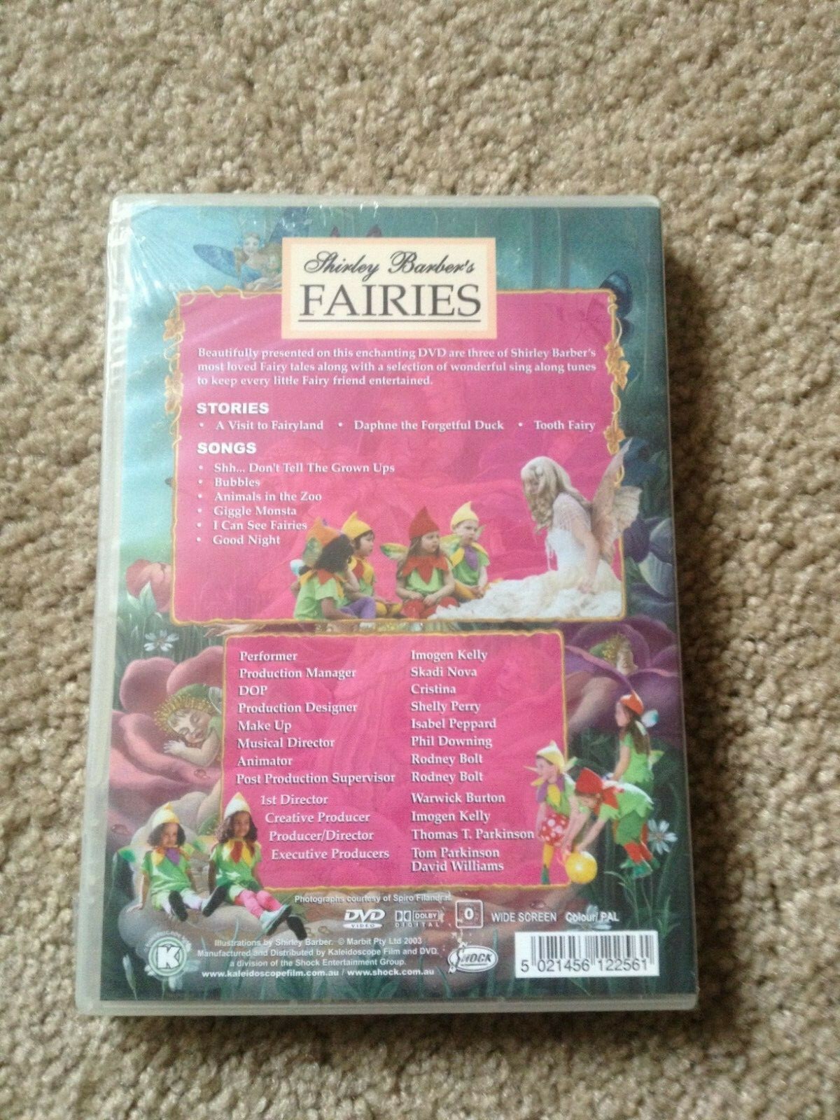 Shirley Barber's Fairies DVD Video Sealed Shock KAL0501 Children's ...