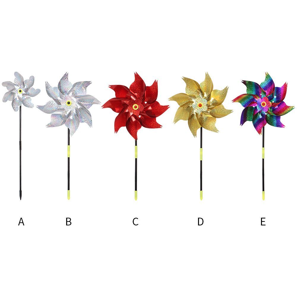 Adult Garden Orchard Spinners Windmill Bright Sparkly Pinwheel Whirl ...