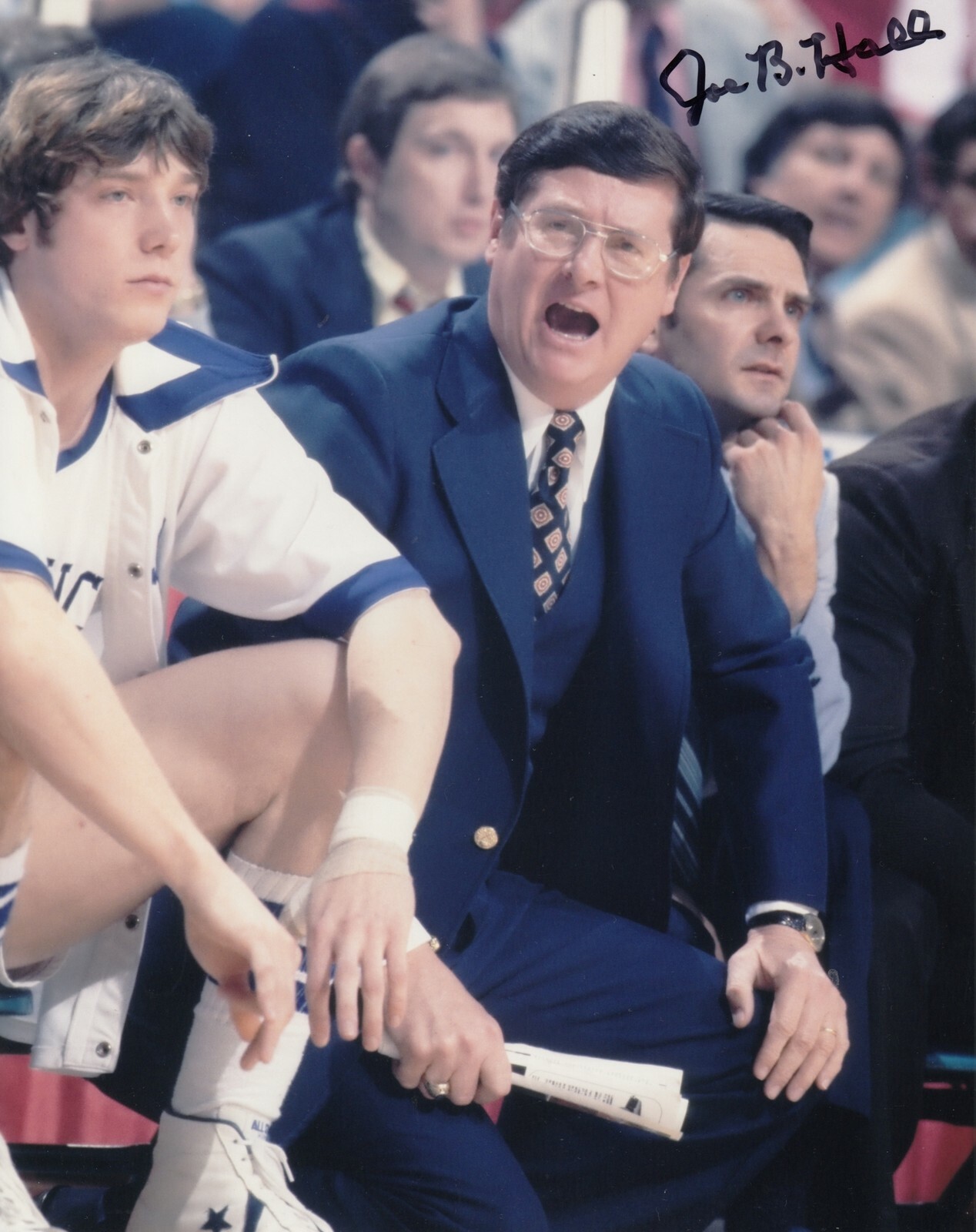 Joe B Hall #2 8X10 Signed Photo w/ COA Kentucky Wildcats 031019 | eBay