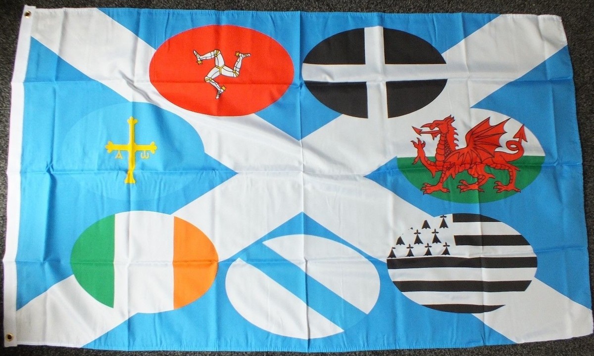 Irish Flag Blue With Stars