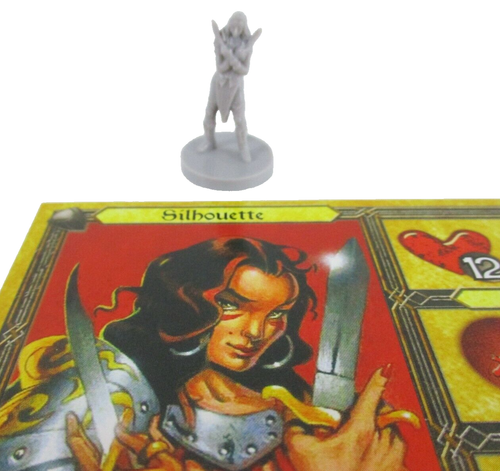 DESCENT: JOURNEYS IN THE DARK 1st Edition SILHOUETTE Mini & Card NEW ...