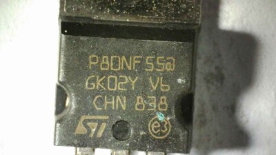 ST P80NF55@ Mosfet TO220 -USED GUARANTEED- | eBay