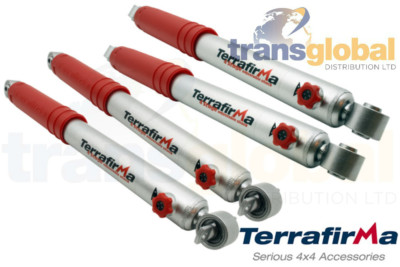 +3" 4 Stage Adjustable Front & Rear Shock Absorbers for Land Rover ...