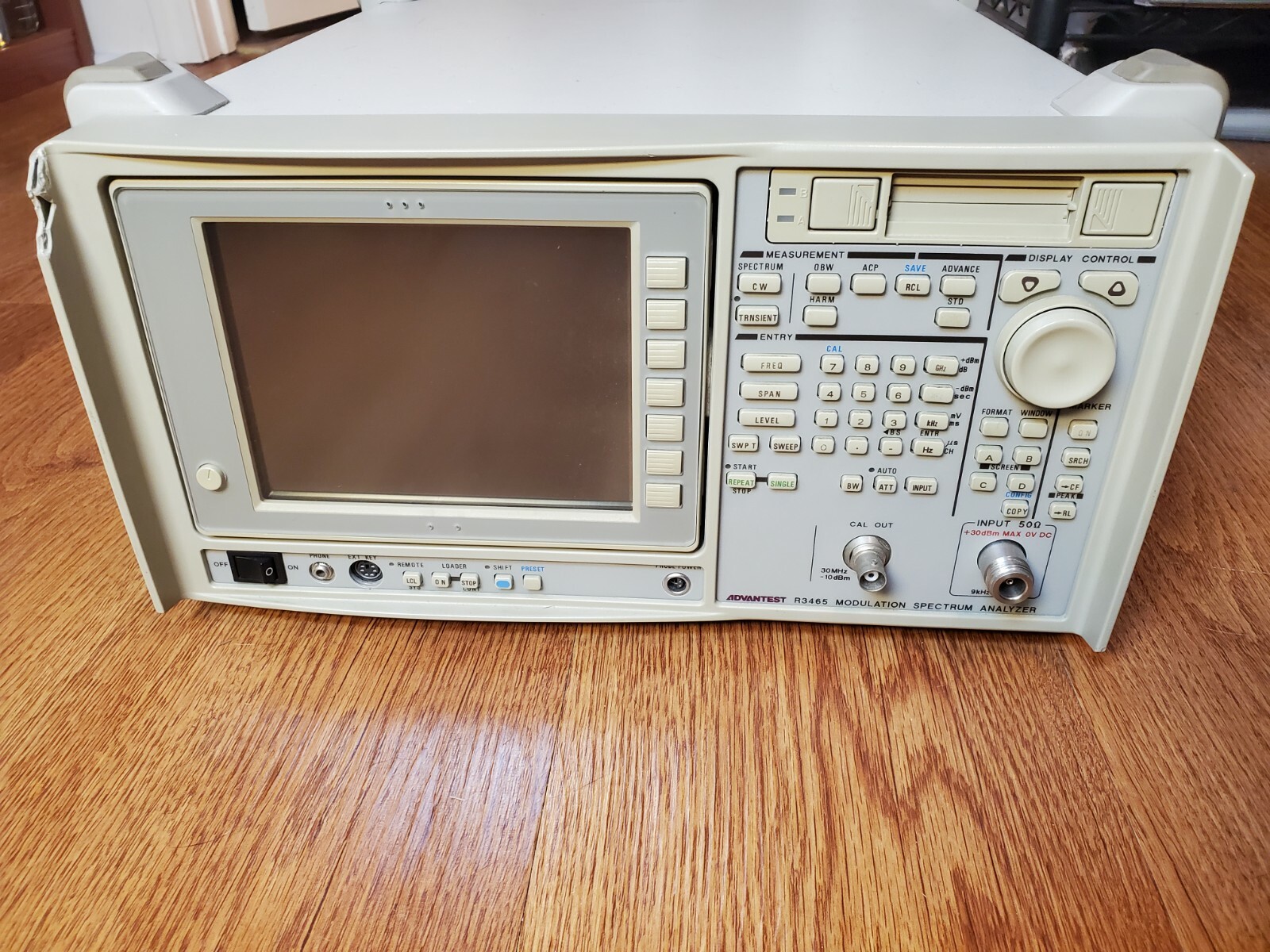 Advantest+R3465+Modulation+Spectrum+Analyzer+Options+61+73 for sale ...