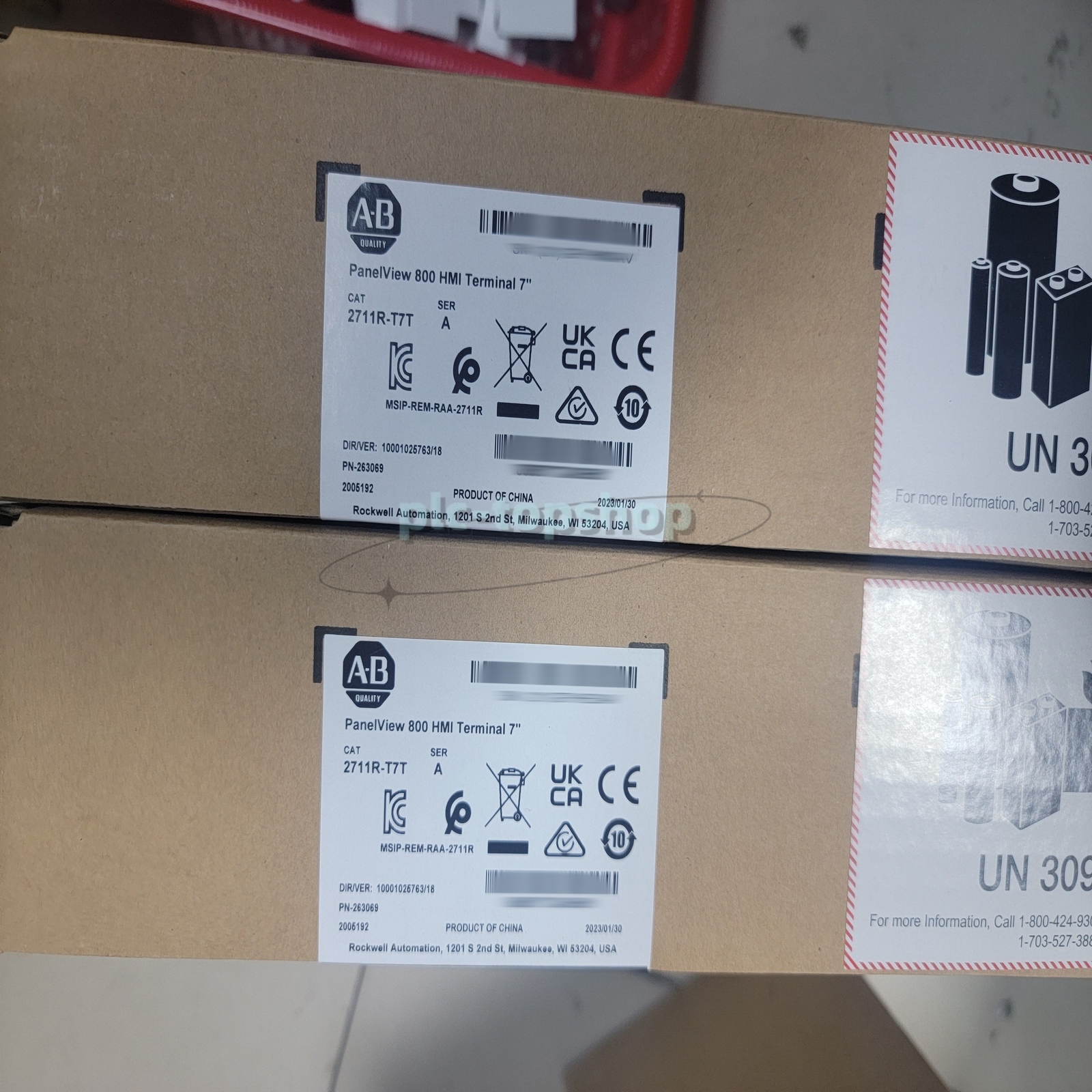 AB 800 7-INCH HMI TERMINAL 2711R-T7T PLC | eBay
