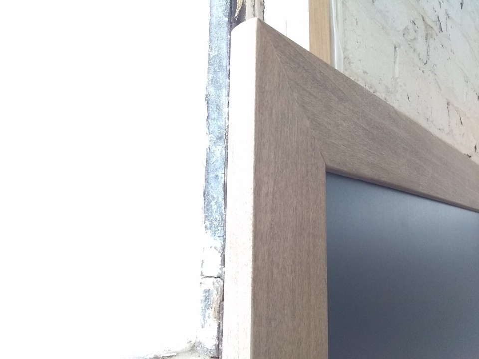 Modern Rustic Farmhouse Chalkboard with Optional Chalk Ledge - Dark ...