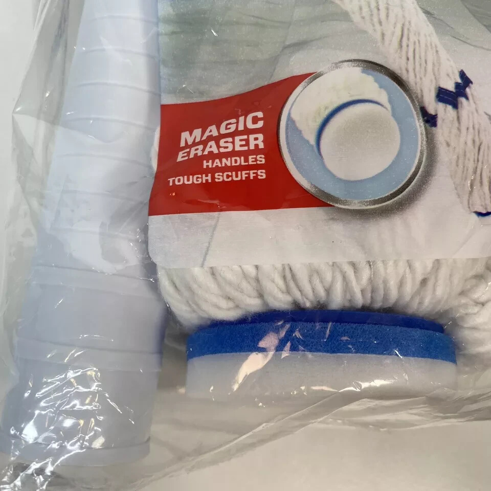 1X Mr Clean Magic Eraser Cotton Super Mop Head Refill Machine Washable ...
