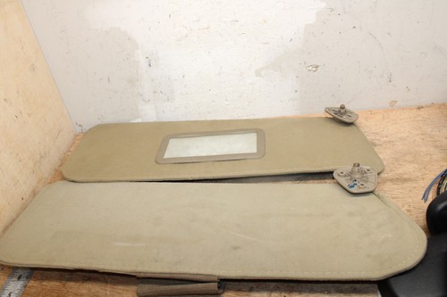 95-99 OBS GM - Sun Visor Left & Right Set Tan Mirror OEM | eBay