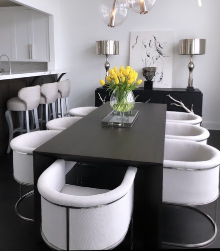 Rh Modern Dining Chairs Set of 8 Perfect Condition | eBay