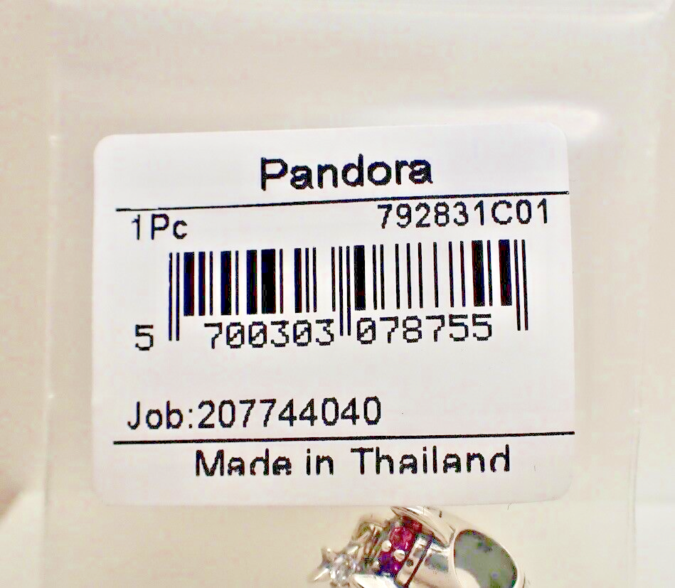 Authentic Pandora #792831C01 Space Love Rocket Charm for sale online | eBay