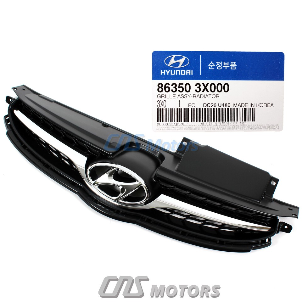 GENUINE Grille Radiator Upper & Lower for 2011-2013 Hyundai Elantra ...