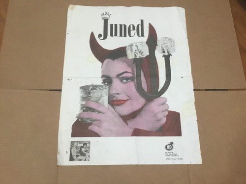 JUNED UP RECORDS POSTER 1994 SEATTLE ALL GIRL BAND POP PUNK L7 VINTAGE ...