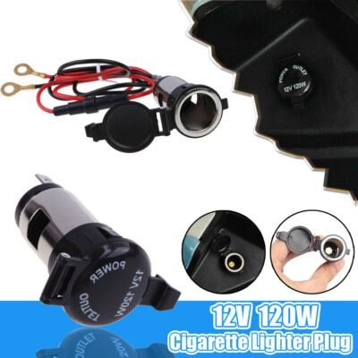 Car Power Socket Cigarette Lighter Plug Outlet Lighter Socket Plug ...