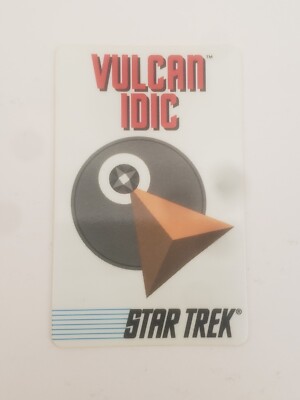 Star Trek Vulcan IDIC Plastic ID Card (1994) | eBay