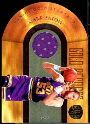 Mark Eaton Card 2010-11 Panini Gold Standard Gold Records Materials #6 ...